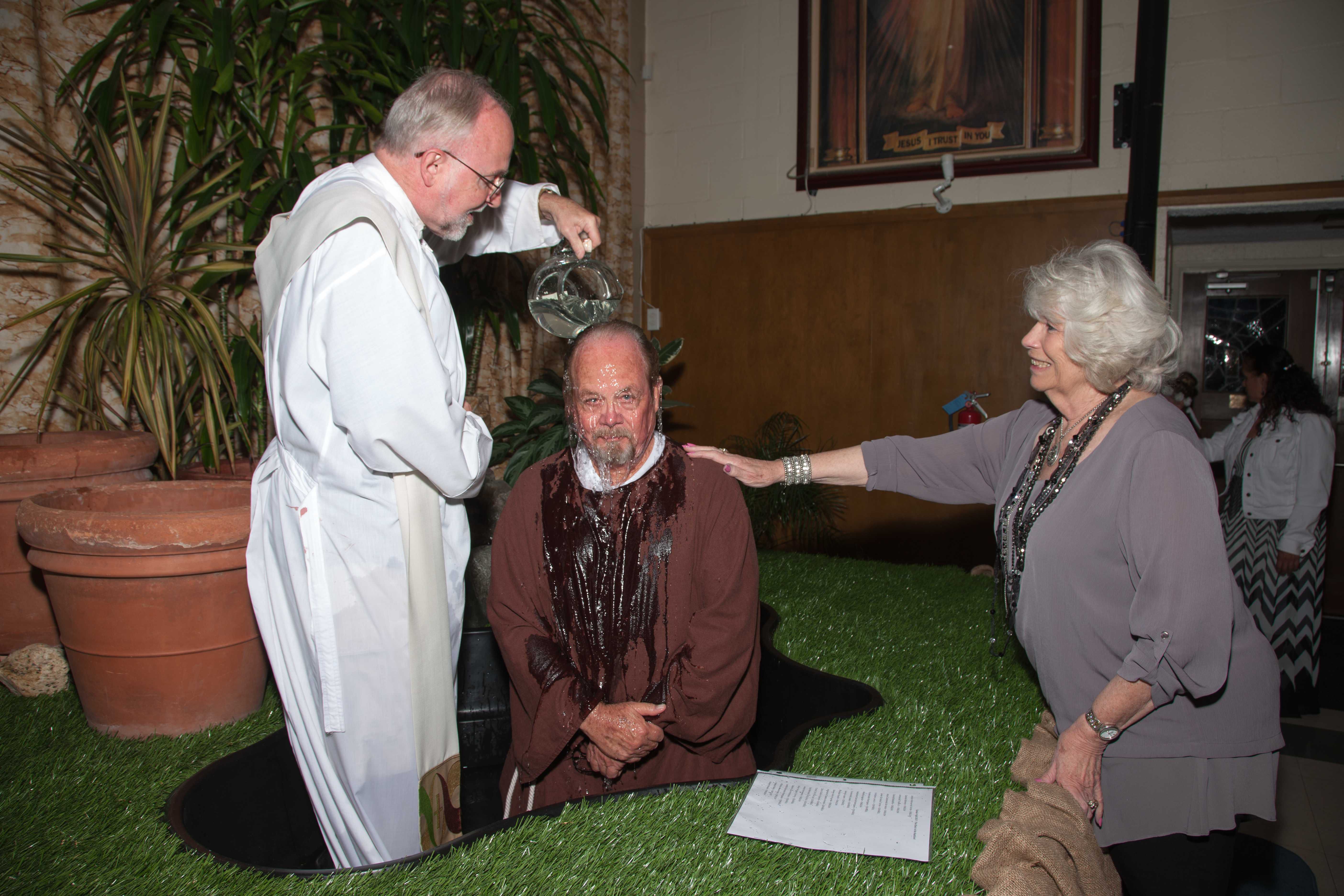 ‘That’s right — I’m a Catholic now!’