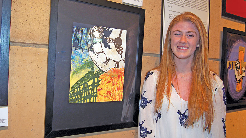 Annual student art exhibit at the Cathedral of Our Lady of the Angels