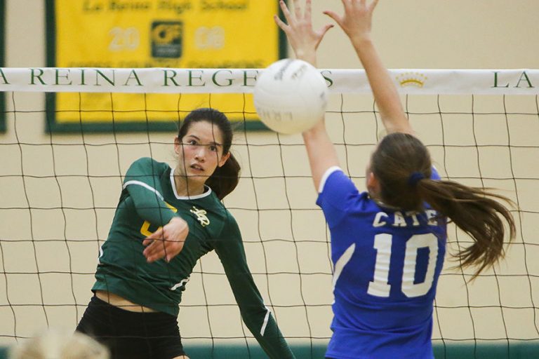 For La Reina’s Michelle Shaffer, volleyball success begins with faith