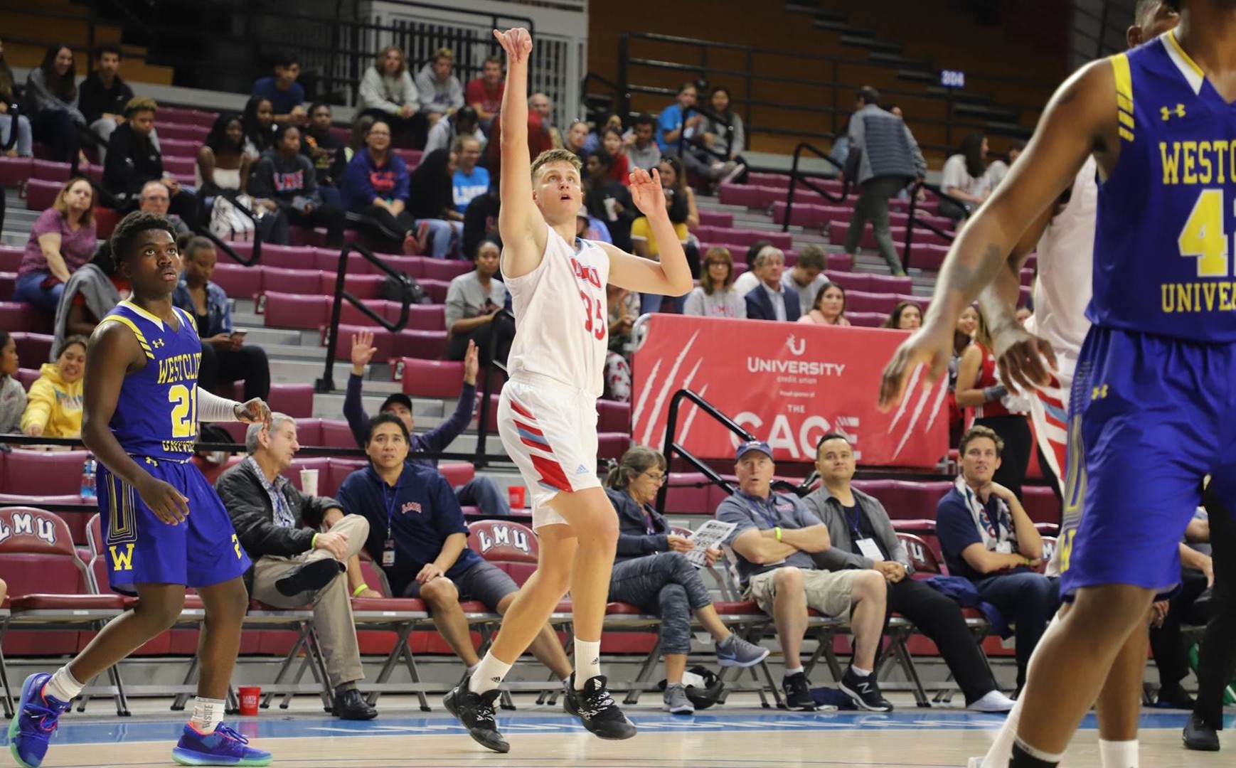LMU Basketball: Lions trounce Westcliff in season opener, 105-62