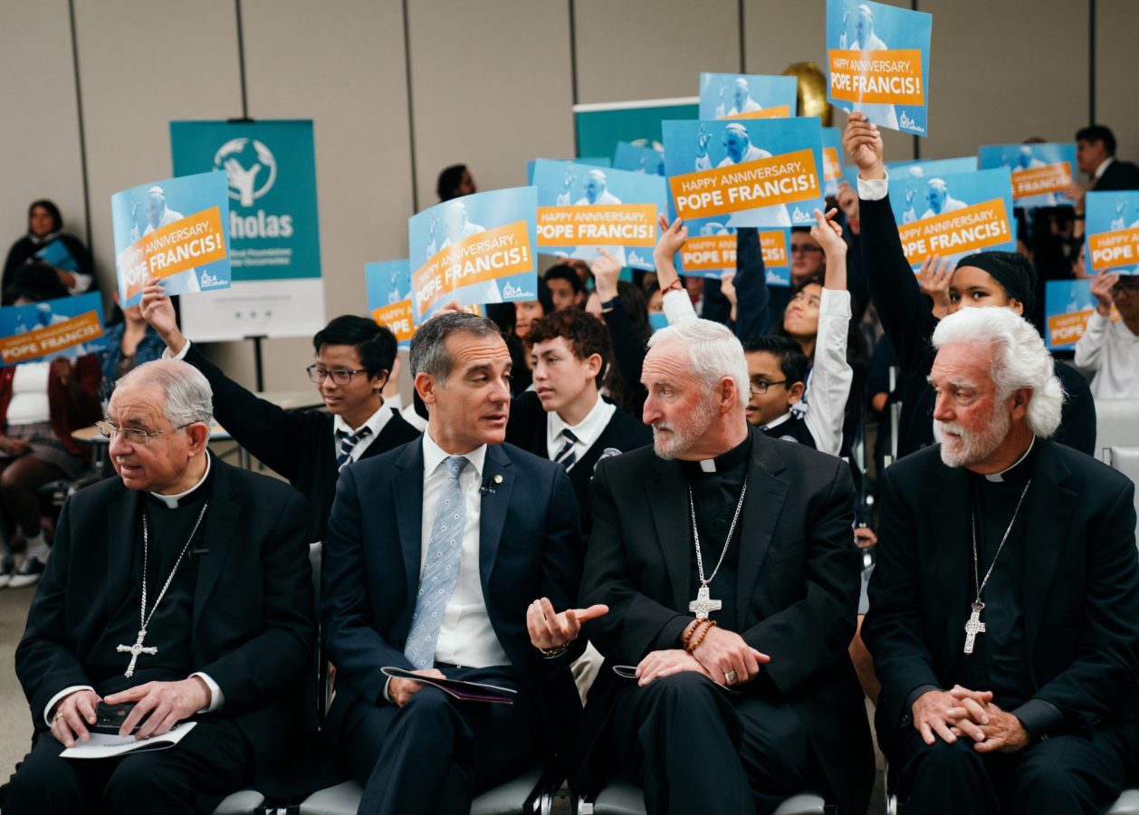 LA, Rome celebrate pope’s special day with US launch of ‘Scholas ...