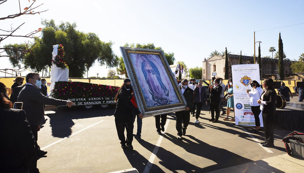 2022 pilgrimage schedule for Guadalupe, St. Juan Diego images