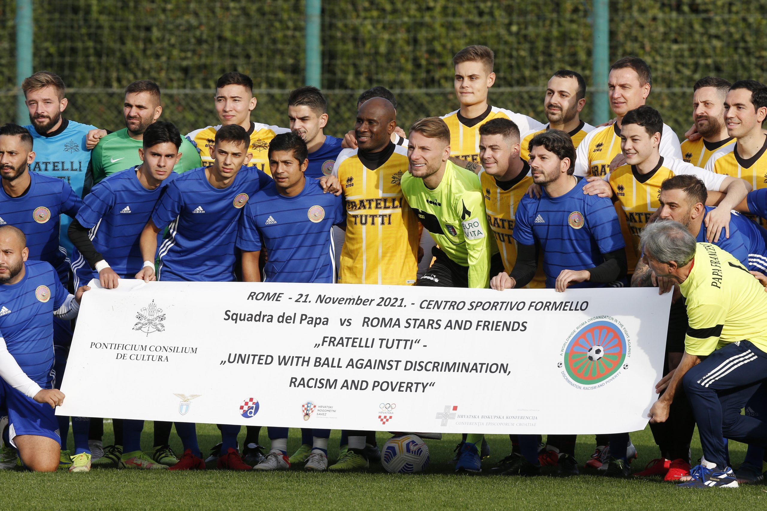 Vatican, Roma community soccer match ends in tie