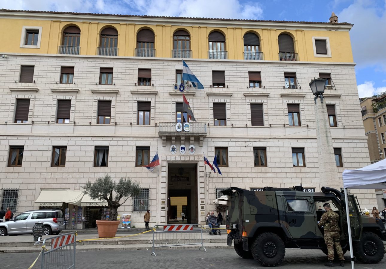 Pope visits Russian embassy to show concern over ‘war’ in Ukraine