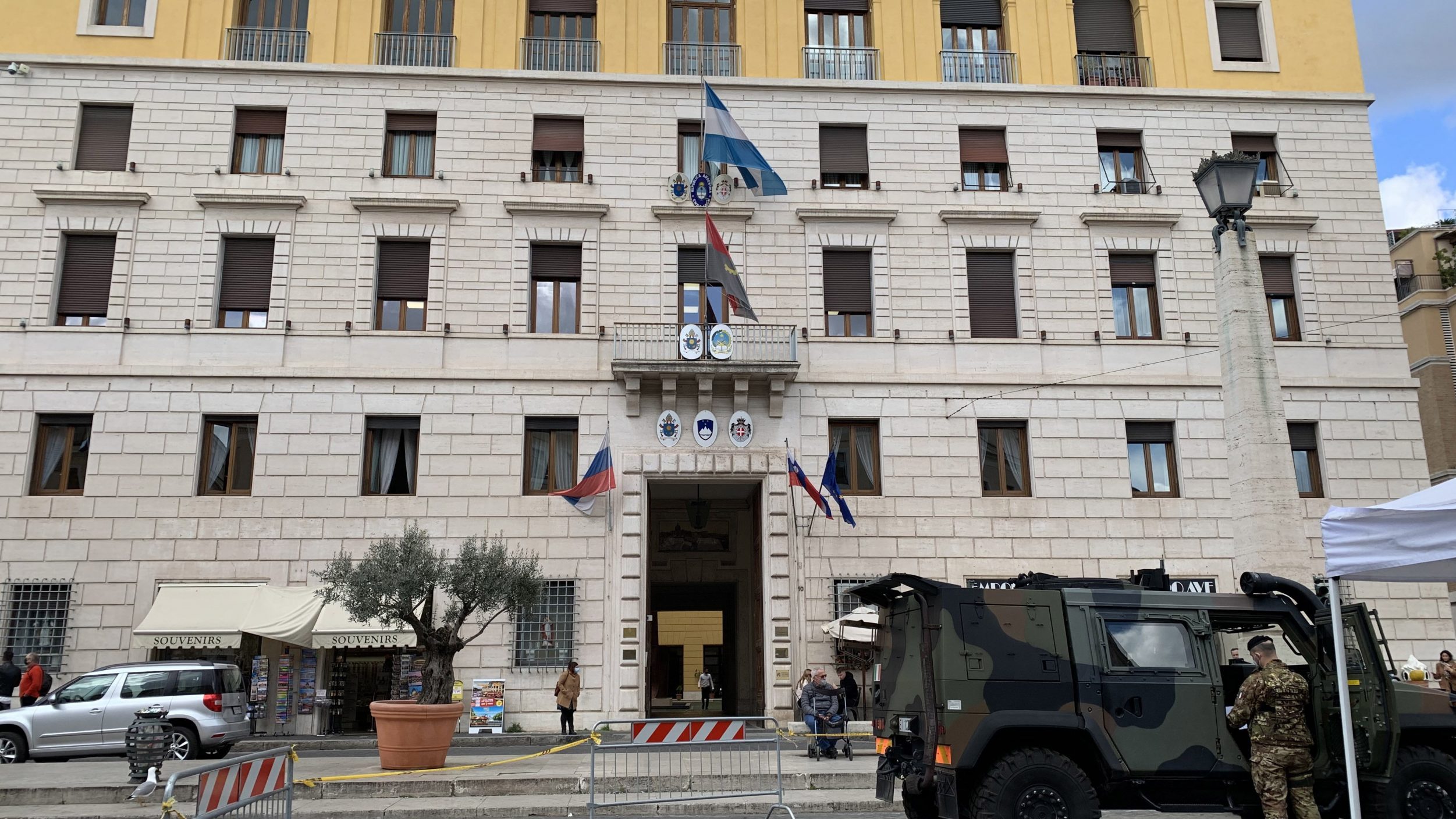 Pope visits Russian embassy to show concern over ‘war’ in Ukraine