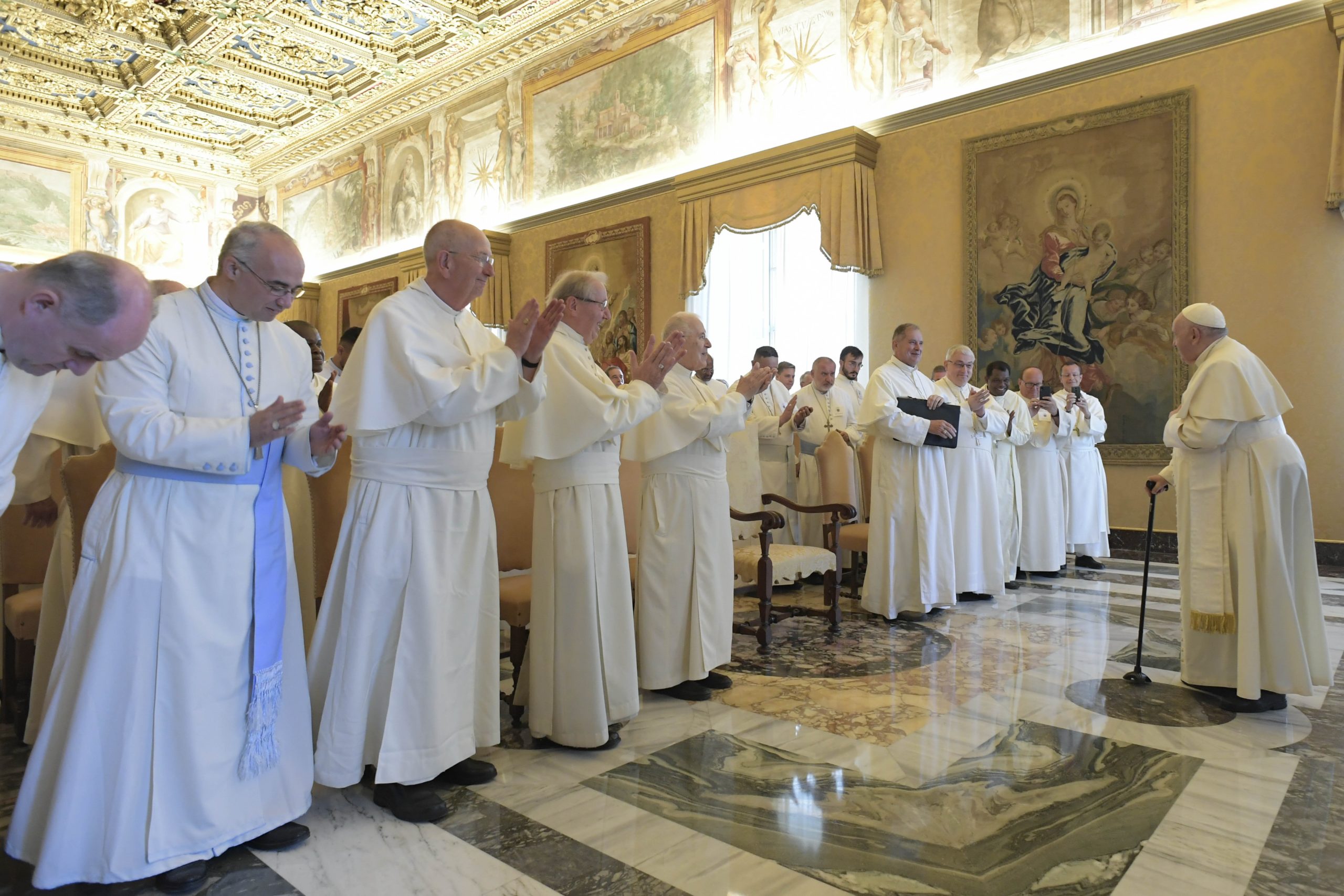 Making money must serve spiritual mission, pope tells Norbertines
