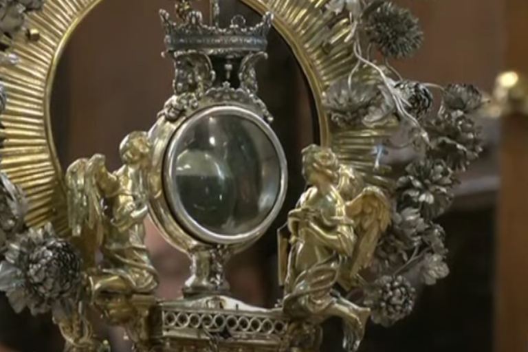 Blood of St. Januarius liquefies in Naples on feast day