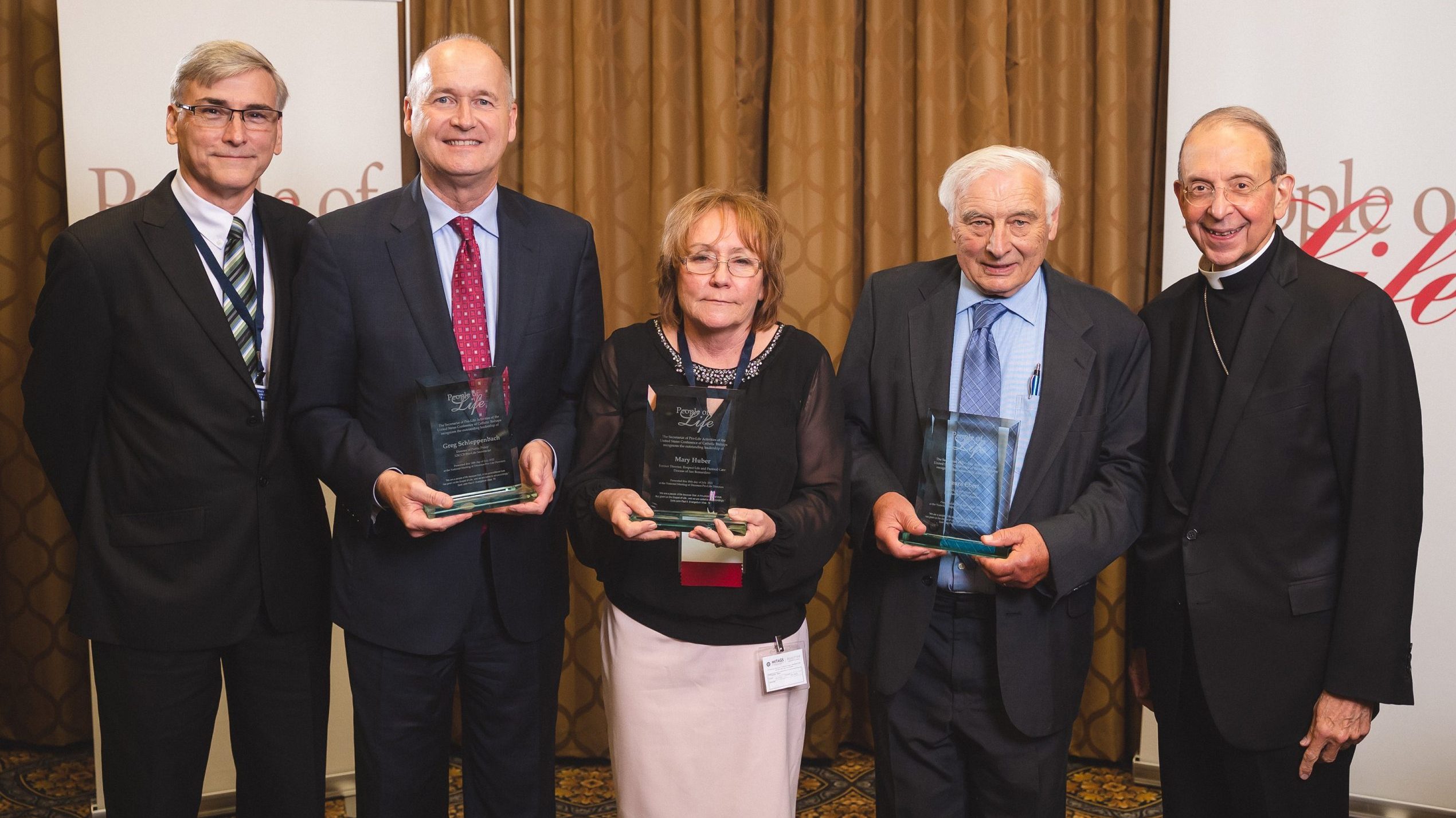 Four recognized for their work in the pro-life movement
