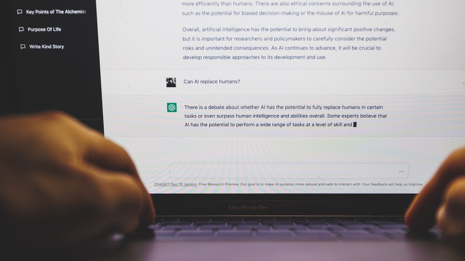 A is for ‘artificial.’ Is T still for ‘truth’?