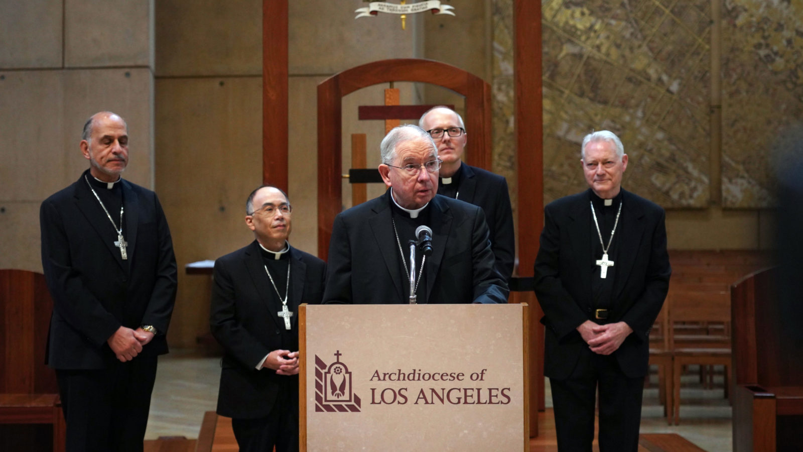 4 priests introduced as bishop-elects for LA archdiocese