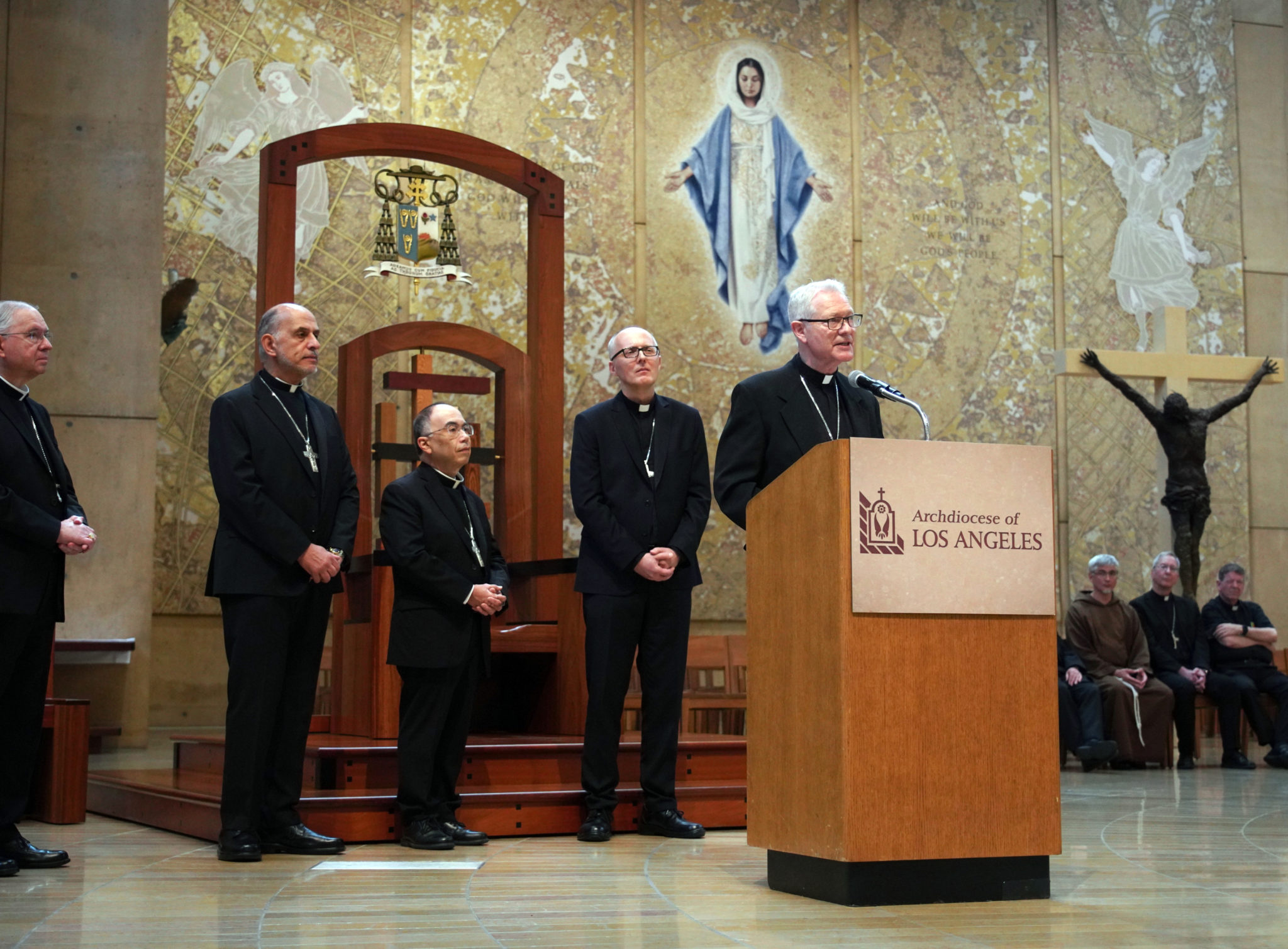 4 priests introduced as bishop-elects for LA archdiocese