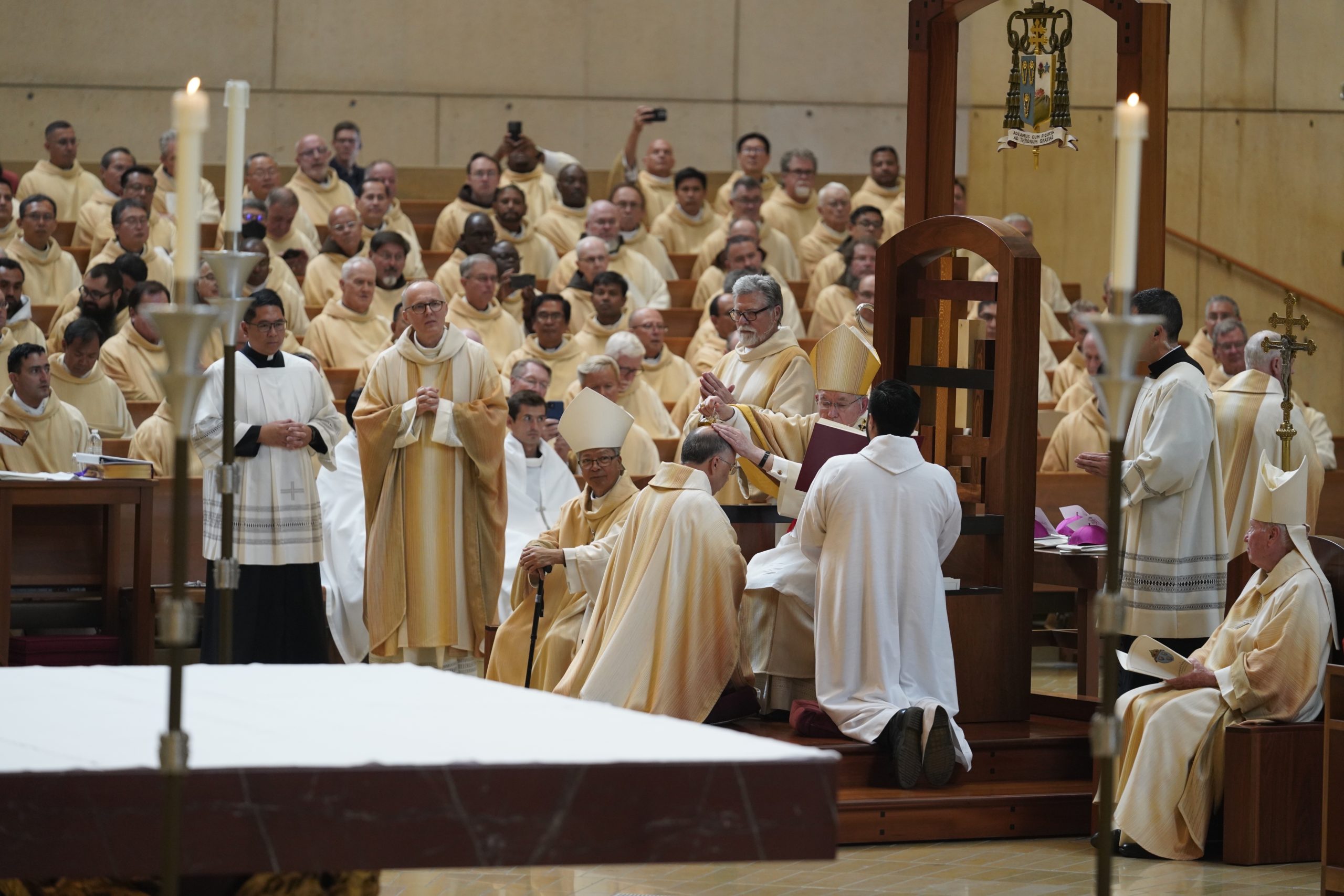 4 priests ordained as new LA auxiliary bishops at special Mass