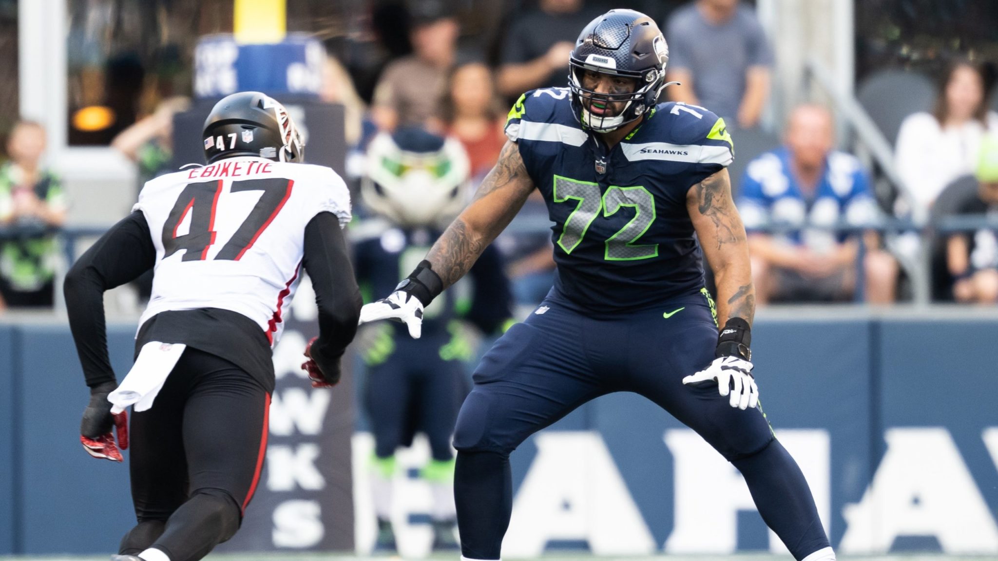 Seahawks OL Abraham Lucas on how he's a 'hard-core Catholic'