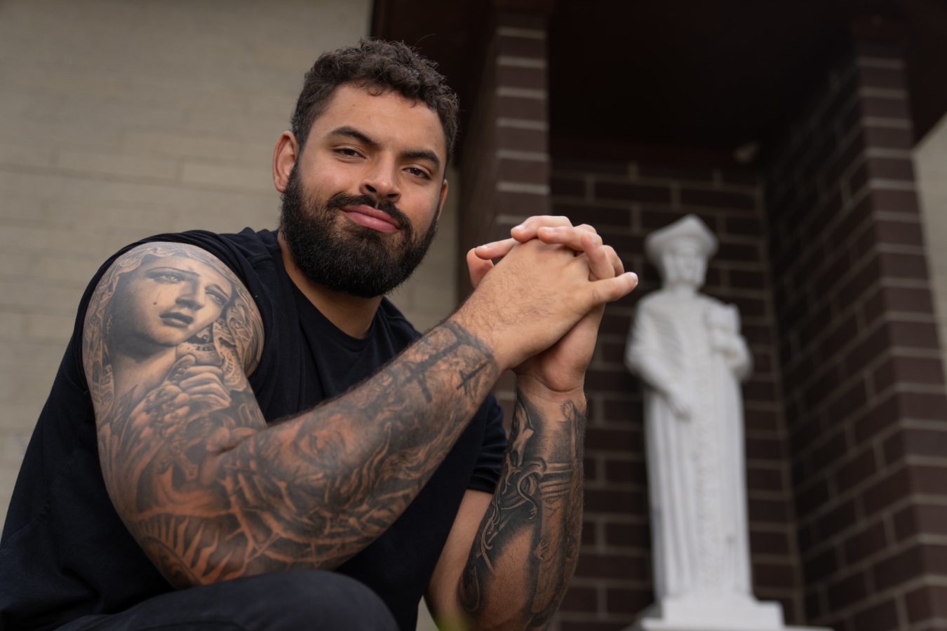 Seahawks OL Abraham Lucas on how he's a 'hard-core Catholic'