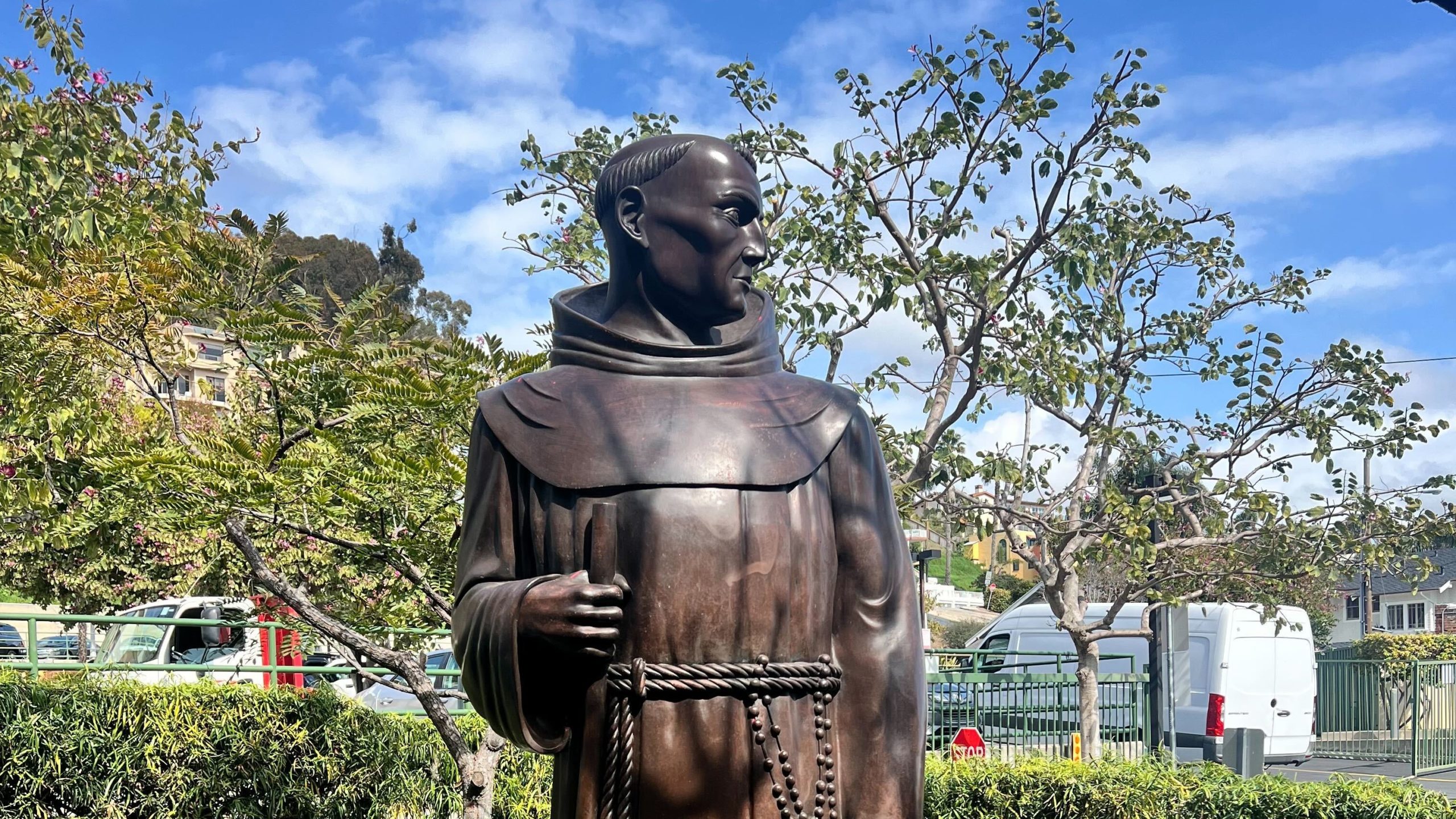 St. Junípero Serra statue installed at Ventura's mission basilica