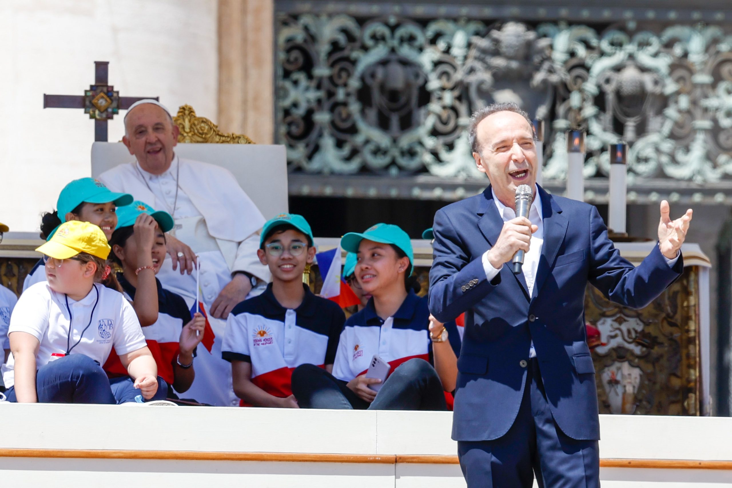 Kids get life lessons from pope on World Children's Day