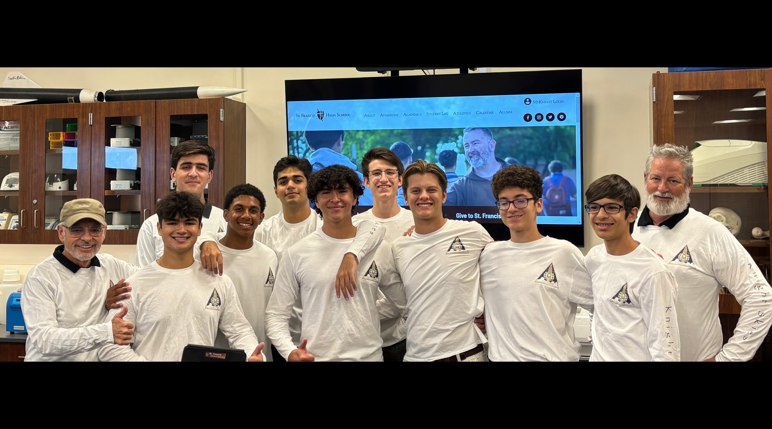 From Florida, St. Francis High School sends experiment into space
