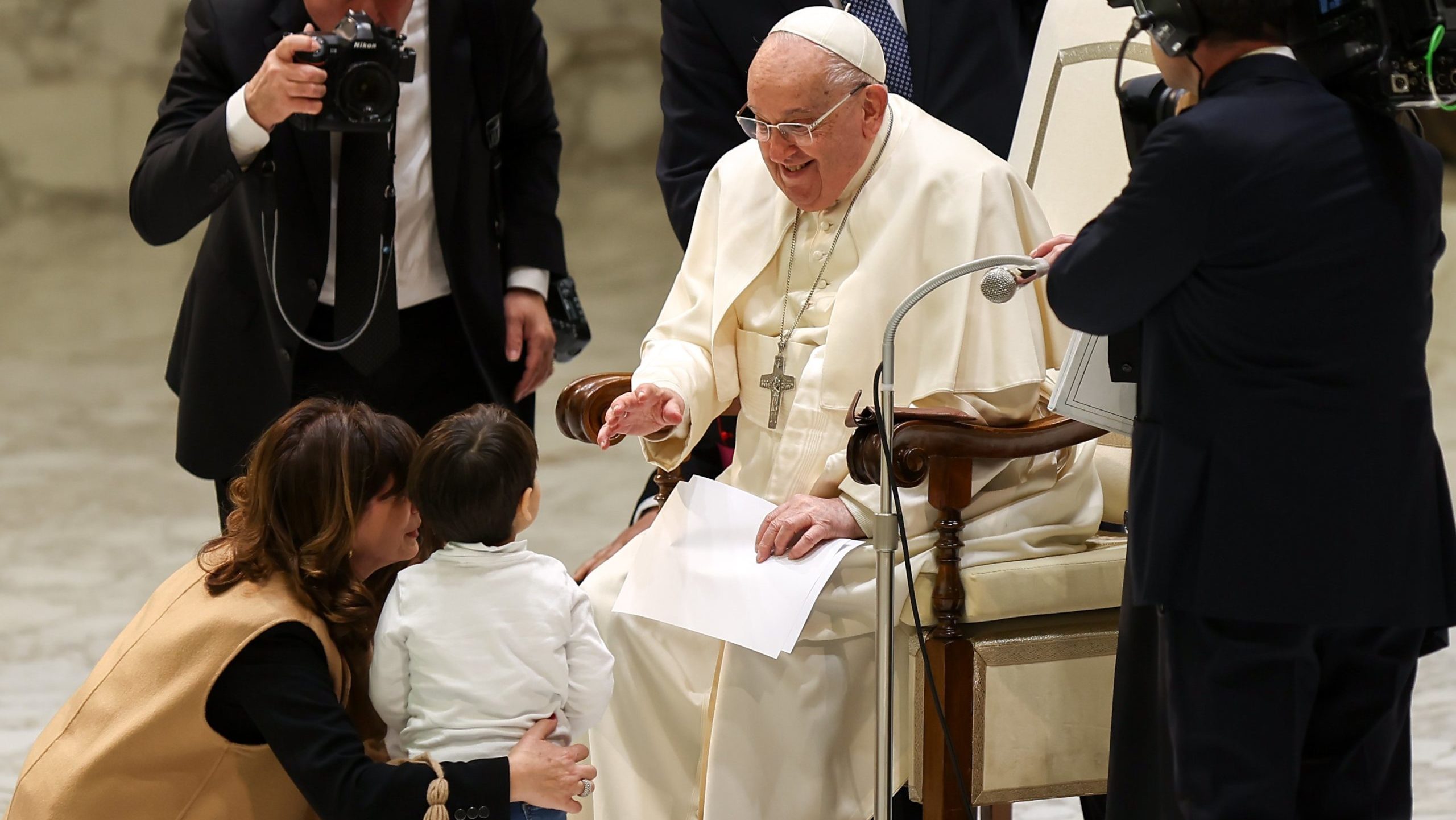Divest from companies that exploit children, pope says