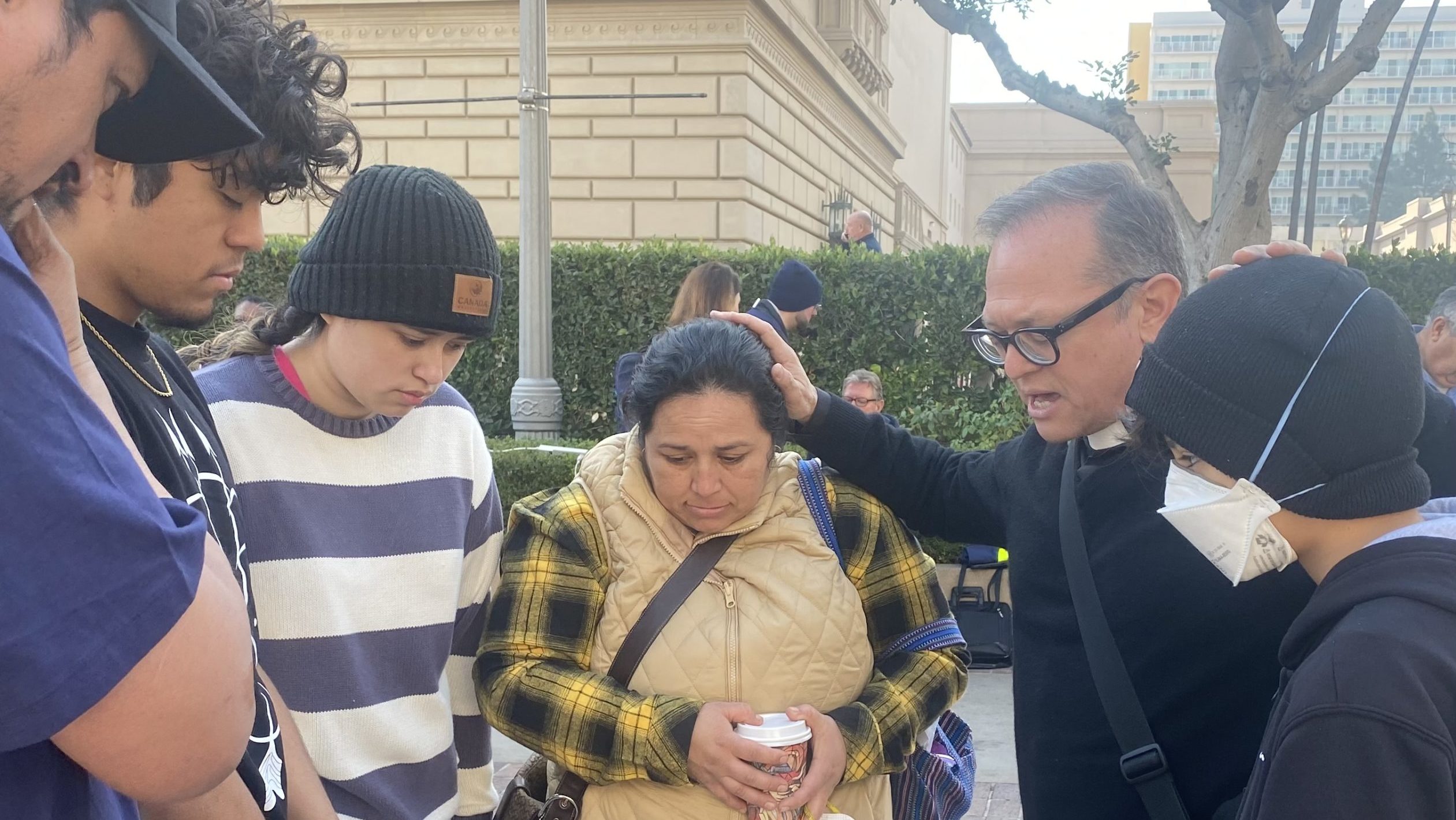 Eaton Fire Catholic outreach includes food trucks, prayers