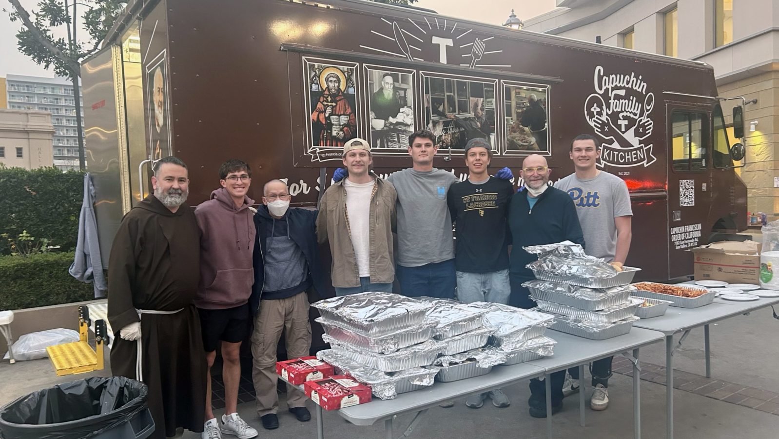 Capuchins' outreach continues using food truck to help LA fire victims