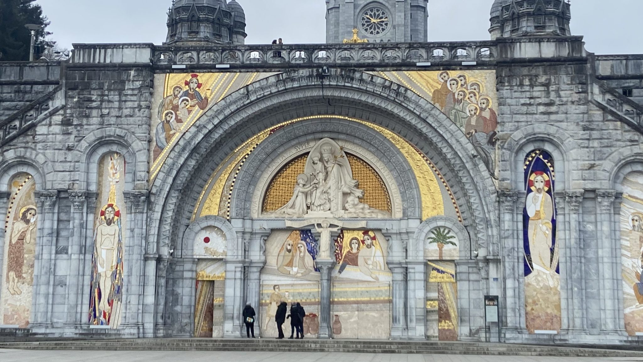 Rupnik mosaics on Lourdes sanctuary basilica doors to be covered