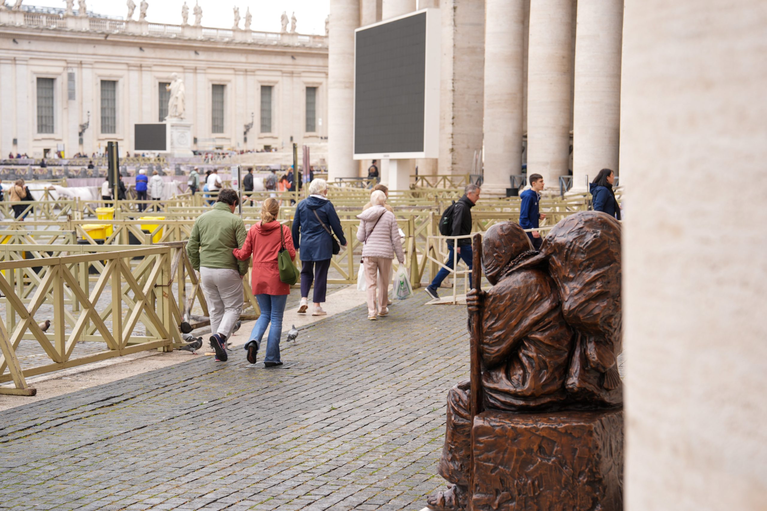 Vatican unveils new statue ‘Be Welcoming’ in St. Peter’s Square