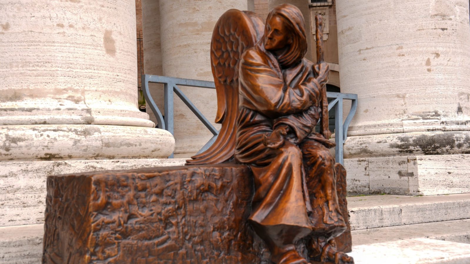 Vatican unveils new statue ‘Be Welcoming’ in St. Peter’s Square