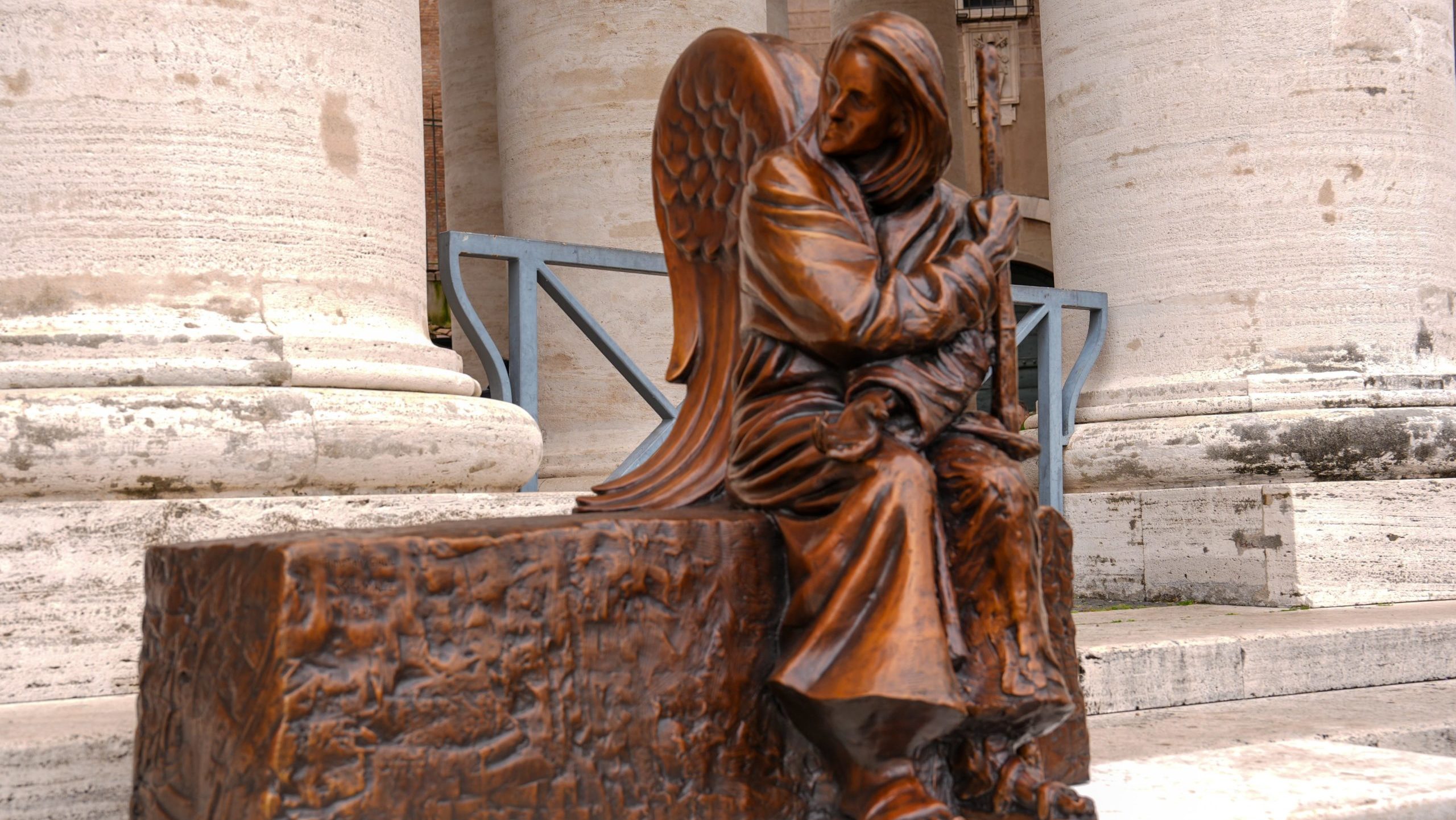 Vatican unveils new statue ‘Be Welcoming’ in St. Peter’s Square