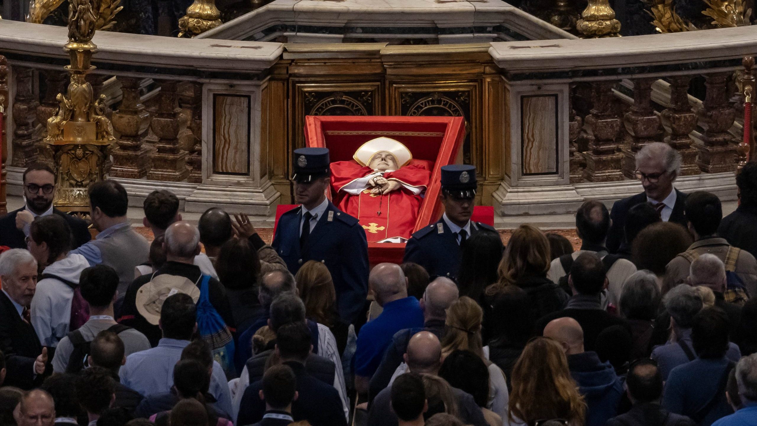 As pope's casket is sealed, he is remembered for simplicity, humility