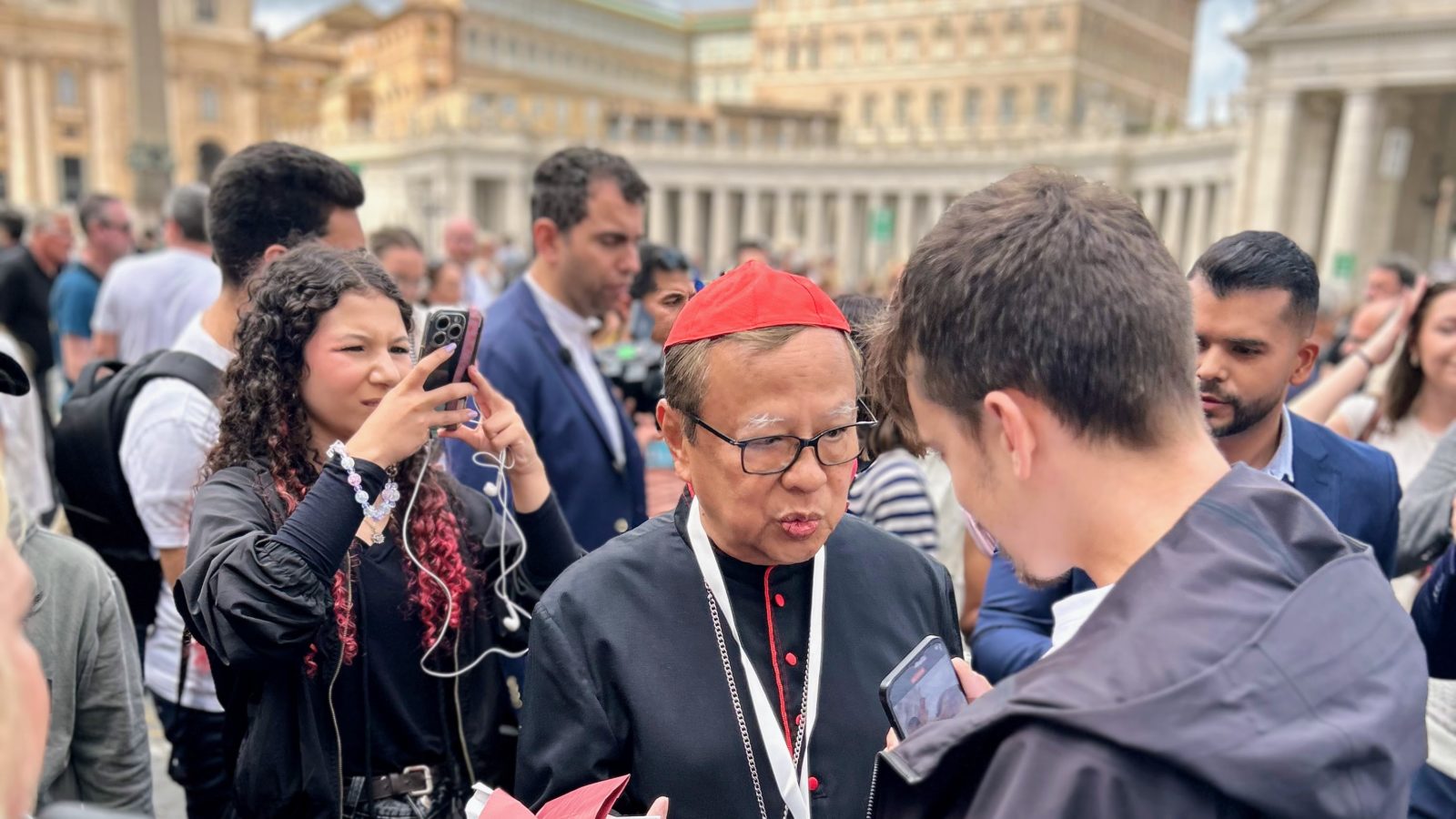 As the media conclave ends, the real one begins