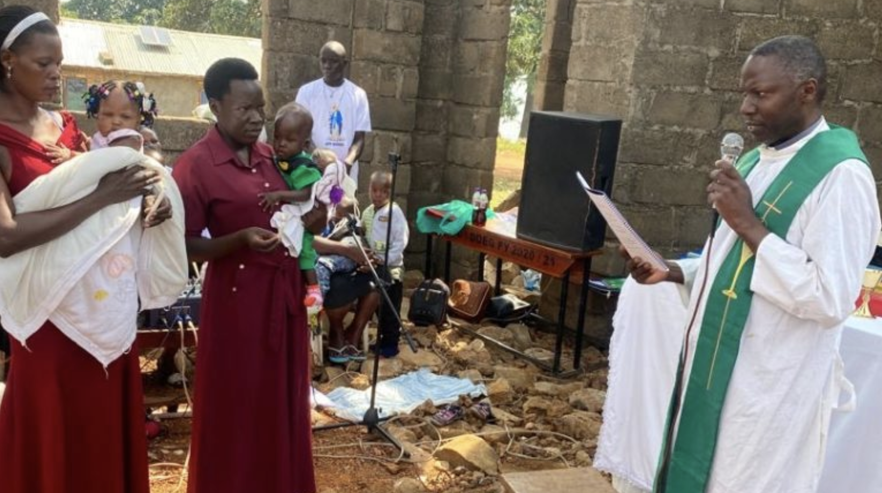 Catholic priest’s Uganda sabbatical: Water wells and babies