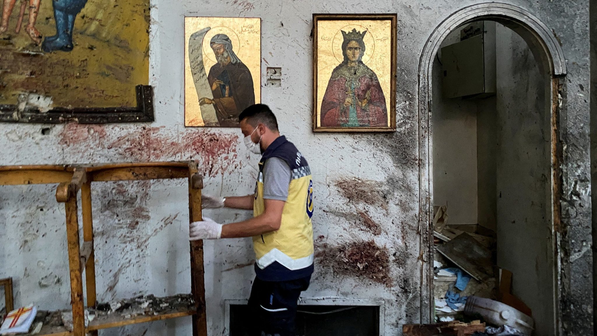 Suicide bombing at Syrian church called 'unspeakable evil'