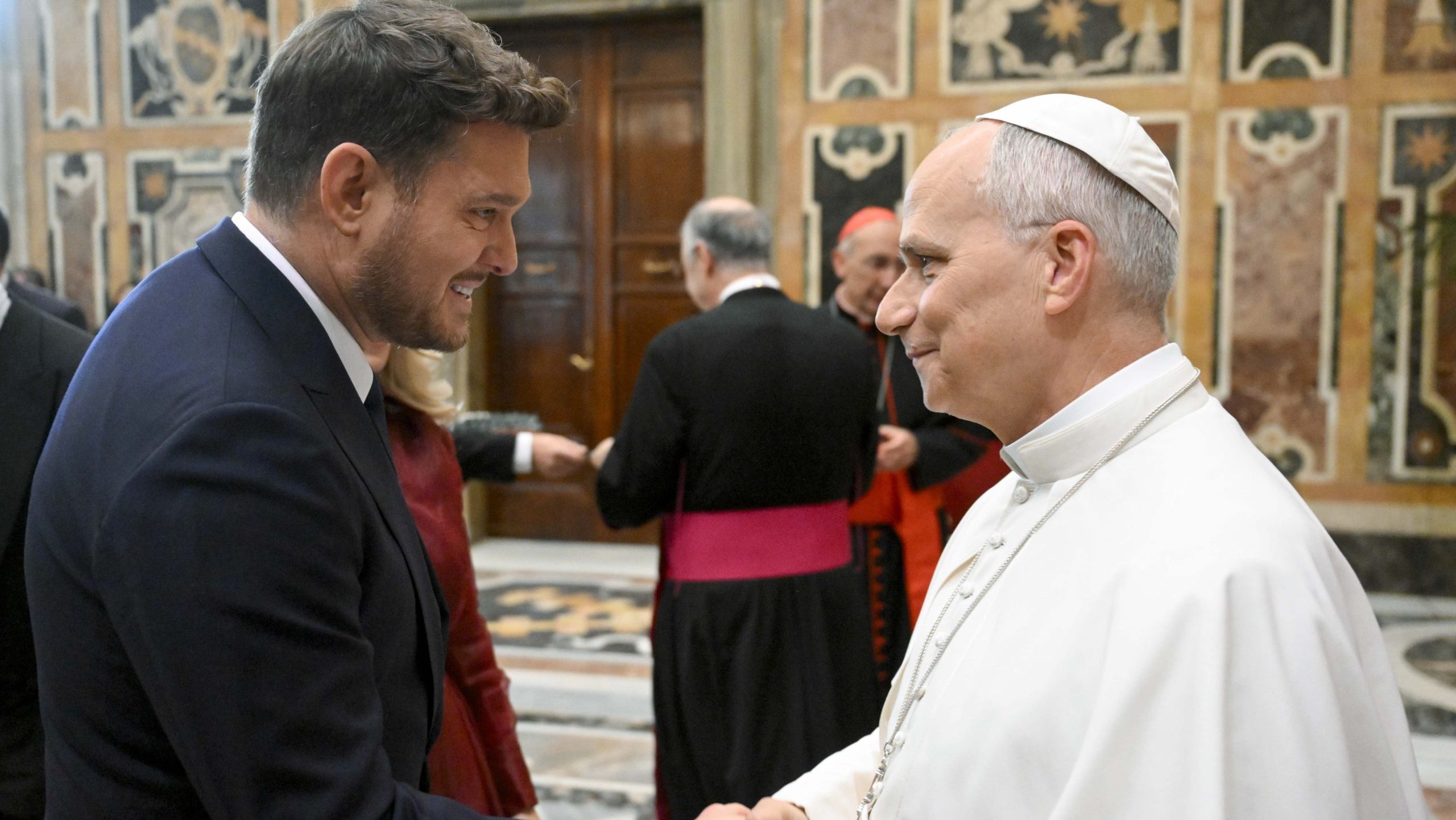 Michael Bublé 'overwhelmed' to perform Christmas concert for Pope Leo